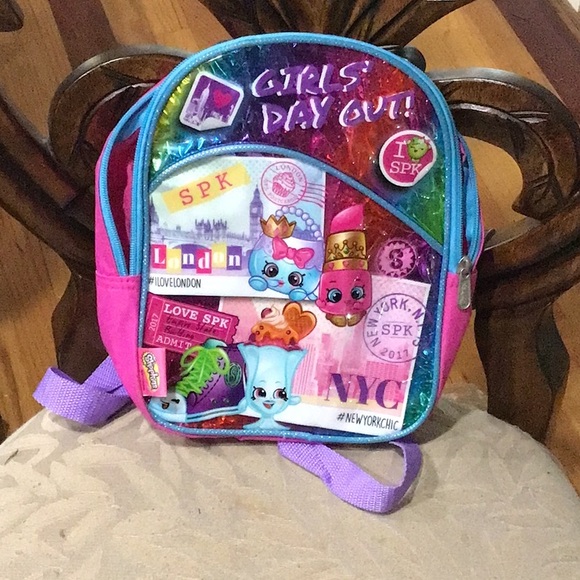 Shopkins | Accessories | Shopkins Mini Backpack Gently Used With Lite ...